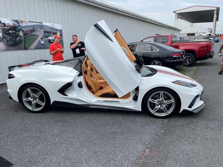 C8 Corvette Lambo Door Review | Vertical Doors, Inc Door Kit
