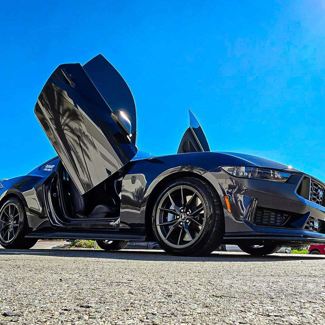 2024 Ford Mustang Vertical Lambo Doors Kit | Vertical Doors Inc Kits By ...